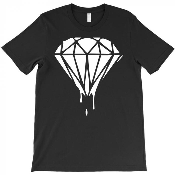 Shirts | Mens Dripping Diamond Tshirt | Poshmark